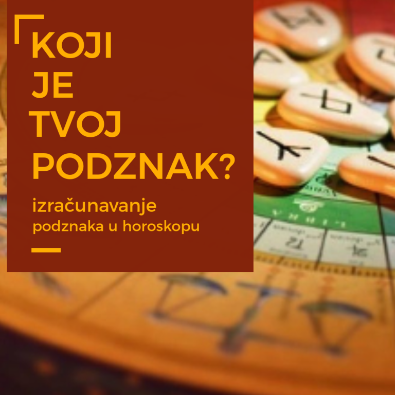 Izracunavanje podznaka, najbrže racunanje podznak u horoskopu ...